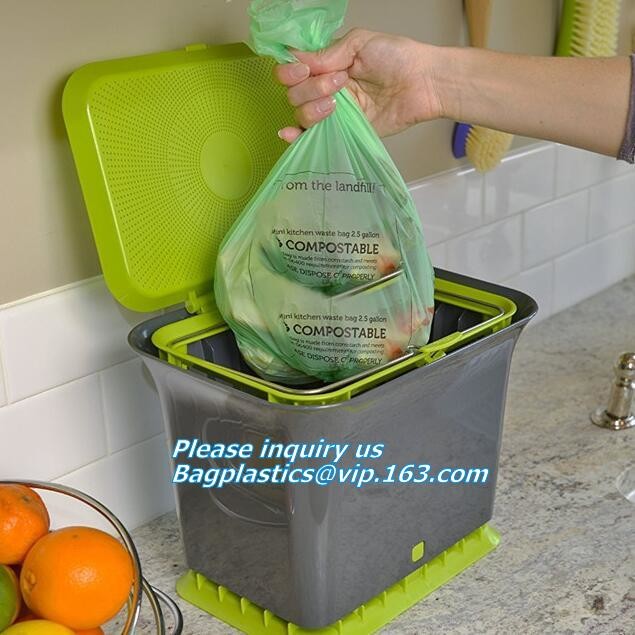 gallon biodegradable and compostable kitchen trash bag,Eco Friendly ...