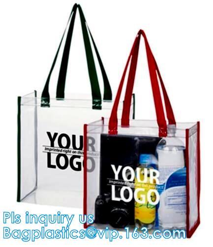 waterproof PVC plastic shopping bag, eco friendly washable plastic PVC ...