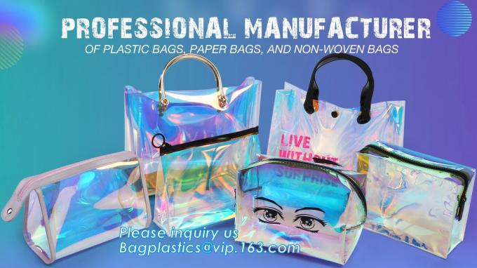 waterproof PVC plastic shopping bag, eco friendly washable plastic PVC ...