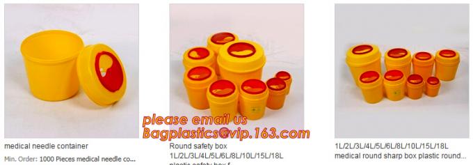 Medical Plastic Disposable Wall Mounted Un3291 Sharp Container ...