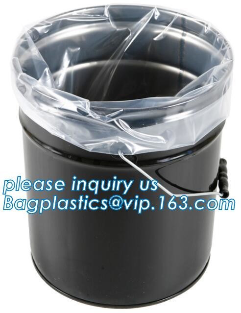 Durable Round Bottom Plastic Drum Barrel Liners Bags, plastic PE round ...
